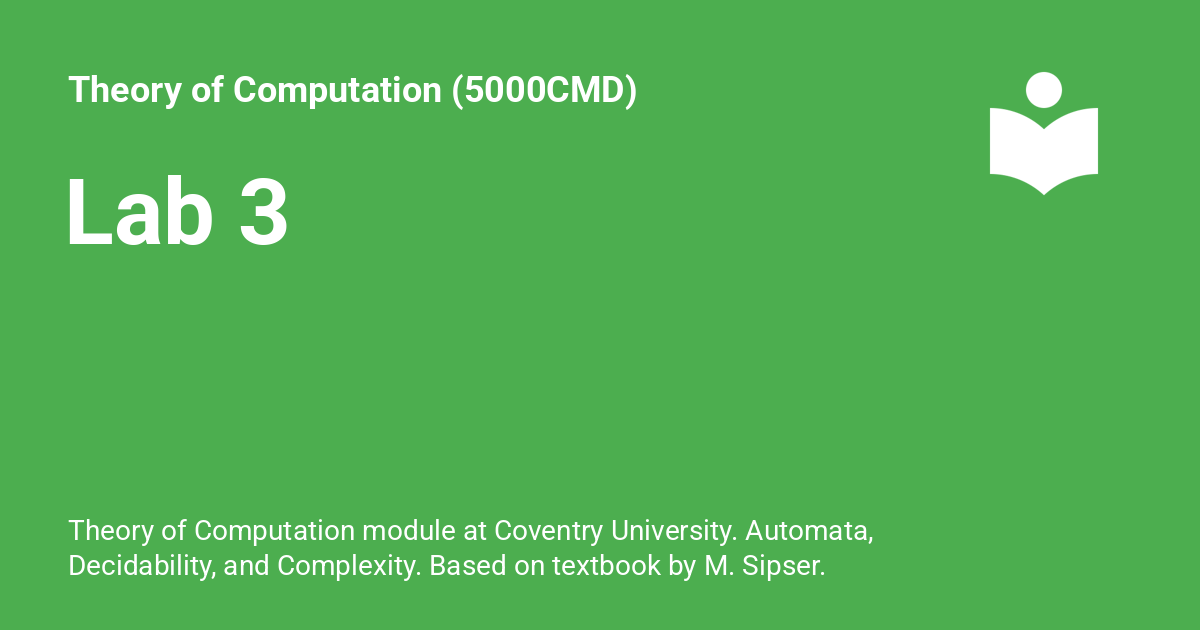 Lab 3 - Theory of Computation (5000CMD)